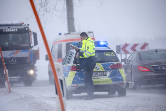 Massive Snowstorm Has Been Sweeping Across Editorial Stock Photo ...