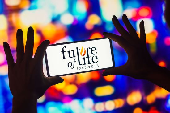 This Photo Illustration Future Life Institute Editorial Stock Photo ...