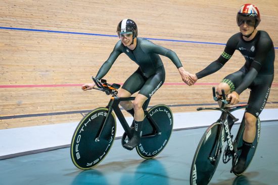 Garry Sebastian Congratulates Rider Mens Team Editorial Stock Photo ...