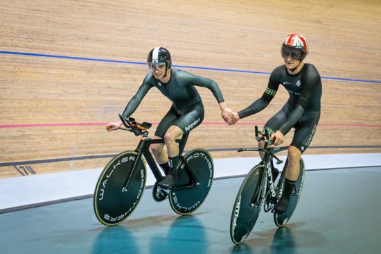 Garry Sebastian Congratulates Rider Mens Team Editorial Stock Photo ...