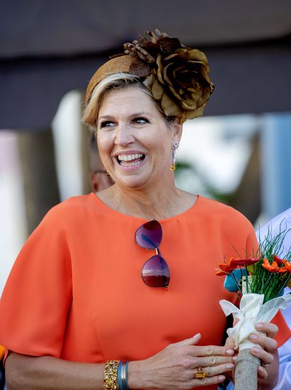 Queen Maxima Visits San Nicolas Filomena Editorial Stock Photo - Stock ...