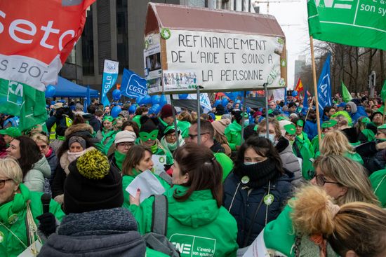 Csc Acv Union Demonstrators Green Pictured Editorial Stock Photo ...