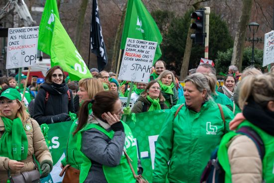 Csc Acv Union Demonstrators Green Pictured Editorial Stock Photo ...