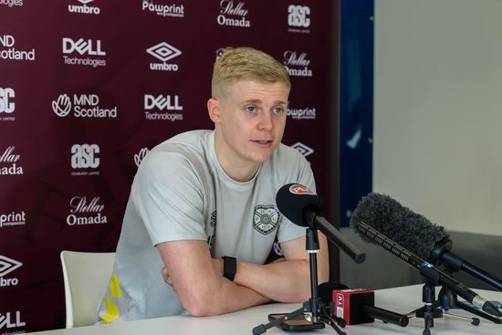 Alex Cochrane Hearts Speaks Media During Editorial Stock Photo - Stock ...