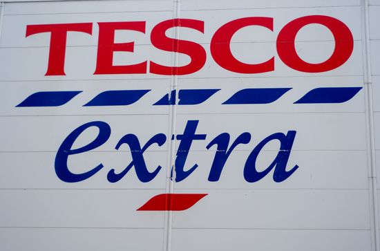 Tesco Extra Store Slough Berkshire Supermarket Editorial Stock Photo ...