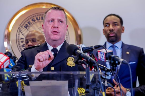 Atlanta Police Chief Darin Schierbaum L Editorial Stock Photo - Stock ...