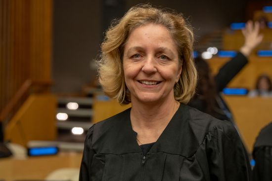 Honorable Judge Angelica Nussberger Former Vice Editorial Stock Photo ...