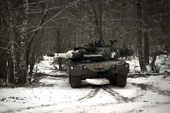 Main Battle Tank Leopard 2a6 Finnish Editorial Stock Photo - Stock ...