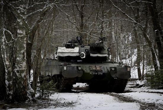 Main Battle Tank Leopard 2a6 Finnish Editorial Stock Photo - Stock ...