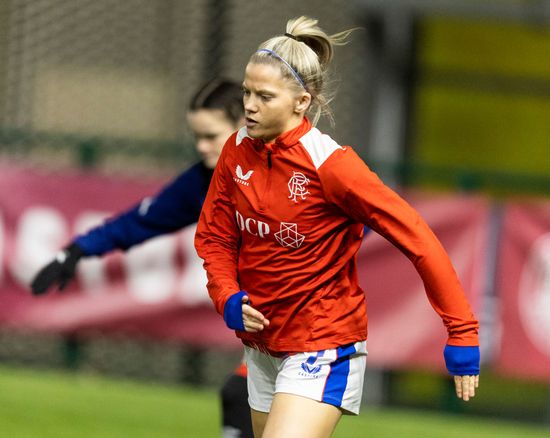 Rangers Womens Forward Brogan Hay Warms Editorial Stock Photo - Stock ...