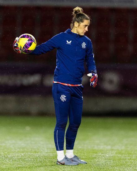 Rangers Womens Goalkeeper Victoria Esson Warms Editorial Stock Photo ...