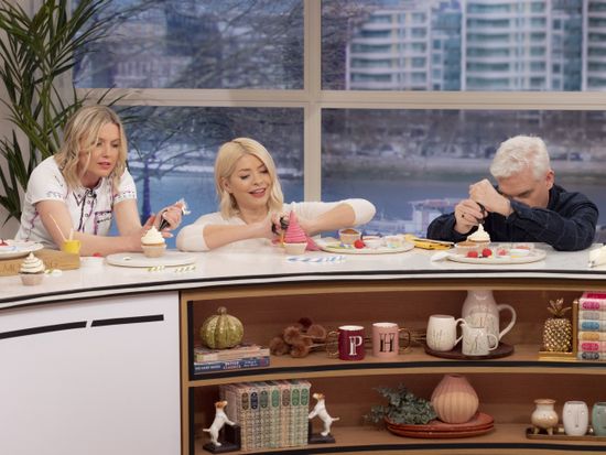 Juliet Sear Phillip Schofield Holly Willoughby Editorial Stock Photo ...