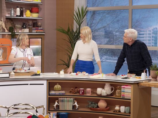 Juliet Sear Phillip Schofield Holly Willoughby Editorial Stock Photo ...