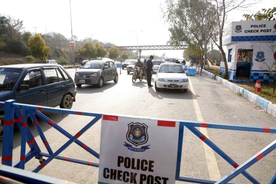 People Drive Past Police Check Post Editorial Stock Photo - Stock Image ...