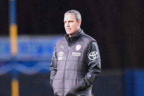 Barnsley Manager Michael Duff During Efl Editorial Stock Photo - Stock ...