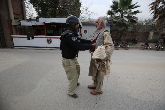 Police Search People Checkpoint Security Has Editorial Stock Photo ...