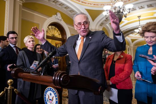 Democratic Senate Majority Leader Chuck Schumer Editorial Stock Photo ...