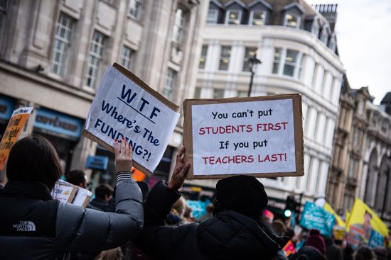 Activists March Placards On Regent Street Editorial Stock Photo - Stock ...