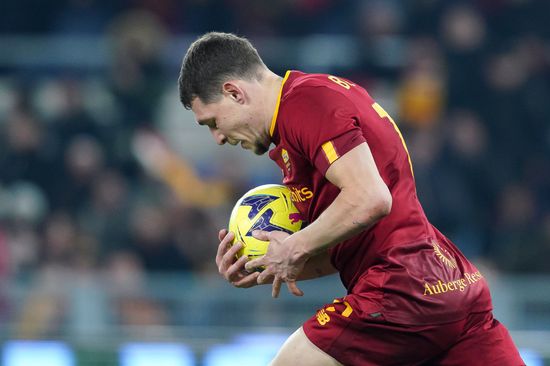 Andrea Belotti Roma Celebrates After Scoring Editorial Stock Photo ...