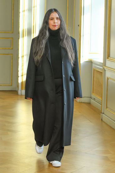 Model On Catwalk Skall Studio Fallwinter Editorial Stock Photo - Stock ...