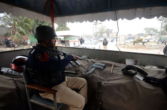 Police Conduct Search Operation Security Has Editorial Stock Photo ...