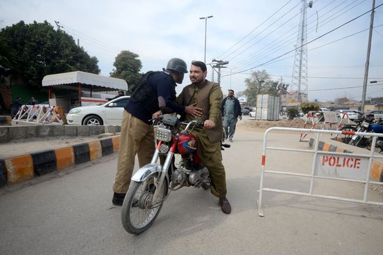 Police Conduct Search Operation Security Has Editorial Stock Photo ...