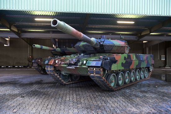 Leopard 2 A6m Battle Tank Editorial Stock Photo - Stock Image ...