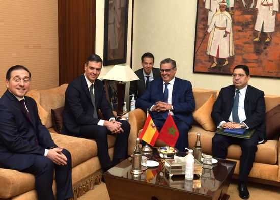 Moroccos Prime Minister Aziz Akhannouch 2r Editorial Stock Photo ...