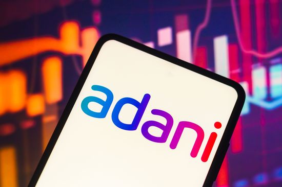 This Photo Illustration Adani Group Logo Editorial Stock Photo - Stock ...