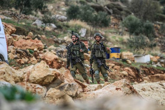 Israeli Soldiers Stand On Guard Israeli Editorial Stock Photo - Stock ...