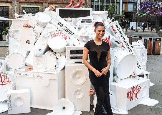 British Singer Raye Attends Photocall London Editorial Stock Photo ...