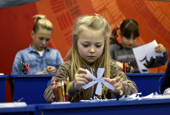 Girl Attends Art Lesson National Plast Editorial Stock Photo - Stock ...
