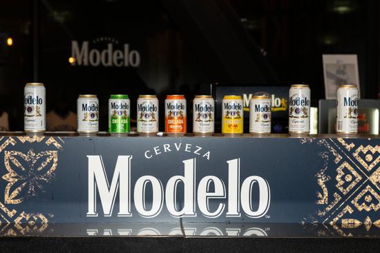 Different Types Modelo Beers On Display Editorial Stock Photo - Stock ...