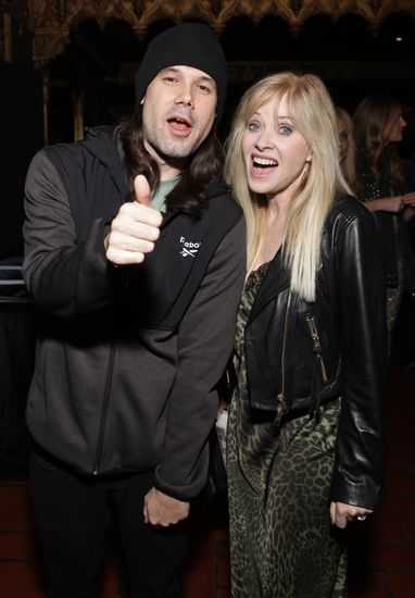 Director Kyle Edward Ball Barbara Crampton Editorial Stock Photo ...