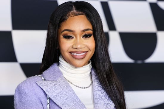 American Rapper Saweetie Arrives Warner Music Editorial Stock Photo ...