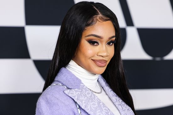 American Rapper Saweetie Arrives Warner Music Editorial Stock Photo ...