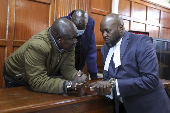 Former Kenyan Police Officers Fredrick Ole Editorial Stock Photo ...