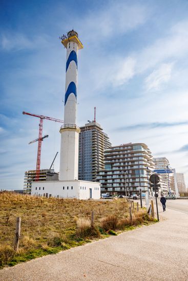 Illustration Picture Shows Oostende Lighthouse Called Editorial Stock ...
