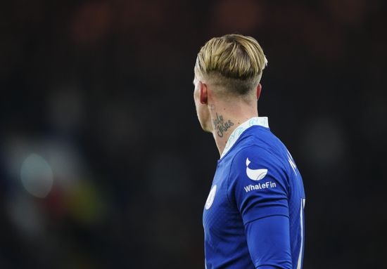 Tattoo On Neck Mykhaylo Mudryk Chelsea Editorial Stock Photo - Stock ...