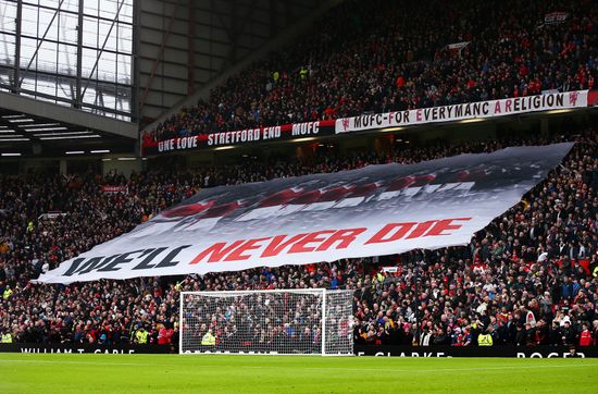 Large Banner Displayed Memory Manchester United Editorial Stock Photo ...