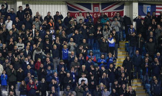 Gillingham Fans Celebrate Win Editorial Stock Photo - Stock Image ...