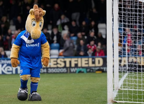 Gillingham Mascot Tommy Trewblu Editorial Stock Photo - Stock Image ...