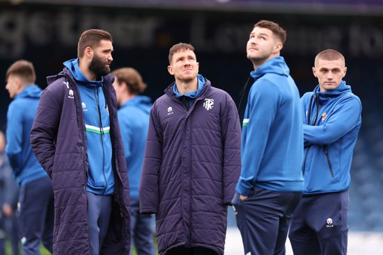 Tranmere Rovers Players Inspect Pitch Editorial Stock Photo - Stock ...