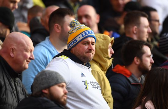 Leeds United Fans Look Dejected Editorial Stock Photo - Stock Image ...