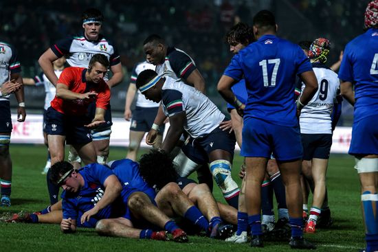 Italy Vs France Referee Reuben Keane Editorial Stock Photo - Stock ...
