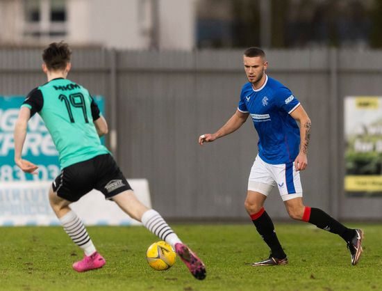 Rangers B Team Defender Lewis Mackinnon Editorial Stock Photo - Stock ...