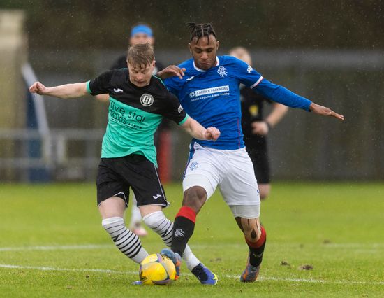 Rangers B Team Forward Zak Lovelace Editorial Stock Photo - Stock Image ...