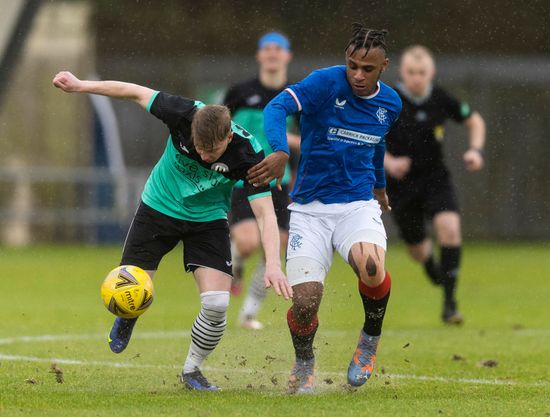 Rangers B Team Forward Zak Lovelace Editorial Stock Photo - Stock Image ...