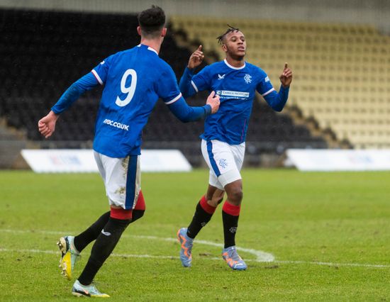 Rangers B Team Forward Zak Lovelace Editorial Stock Photo - Stock Image ...