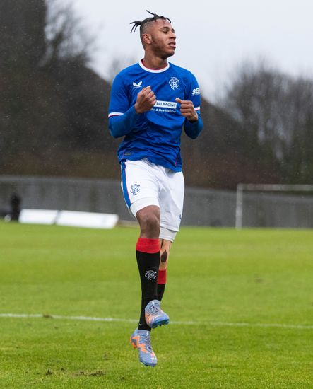 Rangers B Team Forward Zak Lovelace Editorial Stock Photo - Stock Image ...